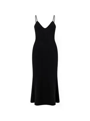 Alberta Ferretti V-neck Maxi Dress