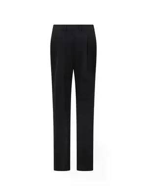 Alberta Ferretti High-waisted Tailored Trousers - Black