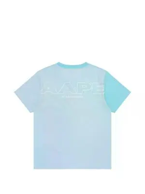 AAPE BY *A BATHING APE Moonface Embossed Panelled T-shirt
