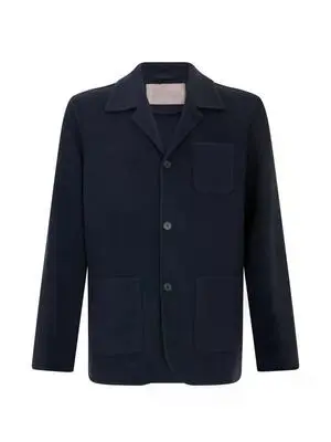 Herno Button-up Patch-pocket Blazer - Blue