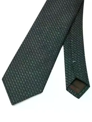 Canali Geometric-pattern Tie