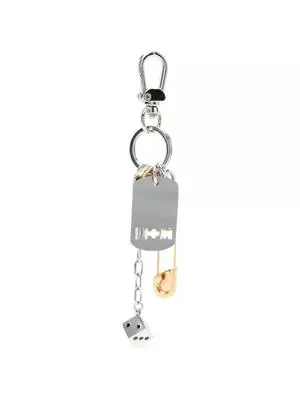 SYSTEM Charm-embellished Lobster-clasp Keyring