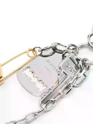 SYSTEM Charm-embellished Lobster-clasp Keyring