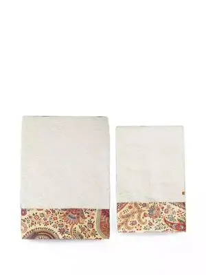 Etro Paisley-print Bath Towel - White