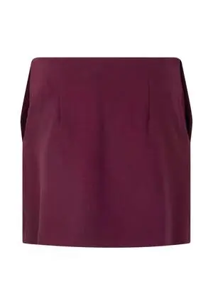 Alberta Ferretti Side-pockets Pleated Mini Skirt