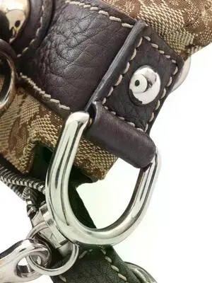 Gucci Gg Canvas Icon Bit Satchel