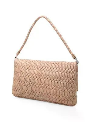 Miu Miu 2010-2026 Matelasse Nappa Crystal Chain Satchel