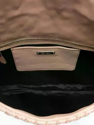 Miu Miu 2010-2026 Matelasse Nappa Crystal Chain Satchel