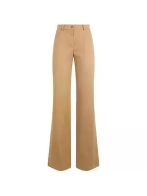Alberta Ferretti High-waisted Flared Trousers - Neutrals