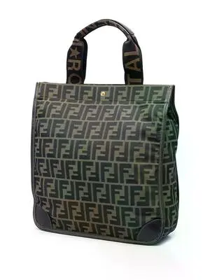 Fendi 20th Century Zucca Canvas Foldable Tote Bag - Brown