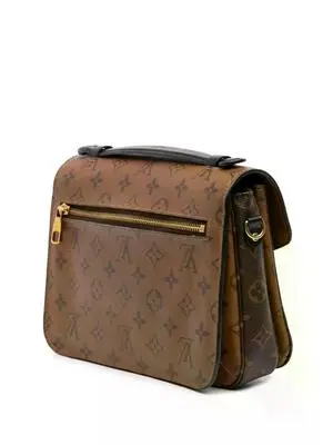 LOUIS VUITTON 2018 Monogram Reverse Pochette Metis Satchel