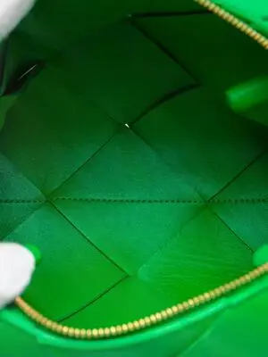 Bottega Veneta Mini Cassette Camera Bag - Green
