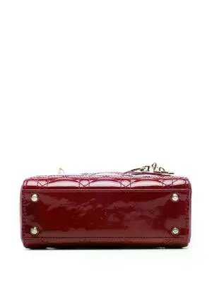 Dior 2017 Mini Patent Cannage Lady Satchel