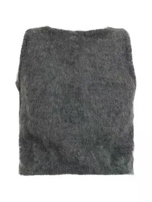 Alberta Ferretti Brushed-finish Vest