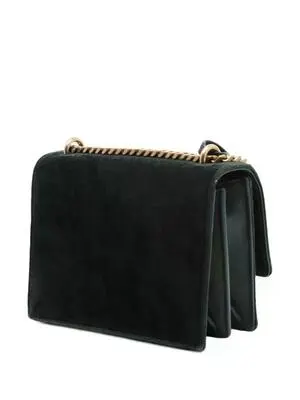 Saint Laurent 2018 Small Velvet Monogram Sunset Crossbody Bag