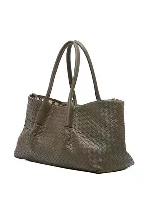 BOTTEGA VENETA 2012-2026 Large Calfskin Intrecciato Pinacoteca Tote Bag