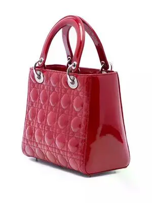 Dior 2013 Medium Patent Cannage Lady Satchel