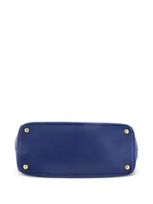 Prada Lux Saffiano Leather Double Zip Tote Bag