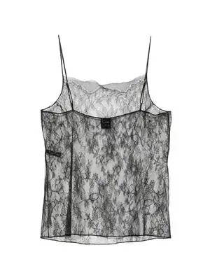 Carine Gilson Lace Silk Blouse