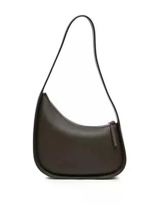 THE ROW 2000-2026 Leather Half Moon Shoulder Bag - Brown
