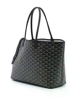 Goyard Goyardine Canvas Pet Carrier Travel Bag - Black