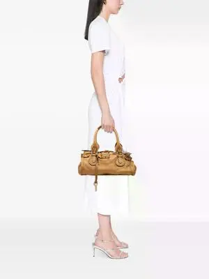 Chloé 2002-2026 Medium Leather Paddington Handbag Brown
