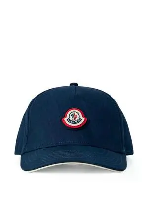 Moncler Logo-patch Baseball Cap - Blue