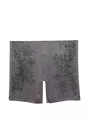Carine Gilson Floral Print Kaftan - Grey
