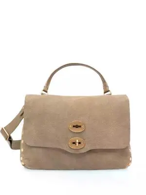 ZANELLATO Postina Stud Embellished Tote Bag - Neutrals