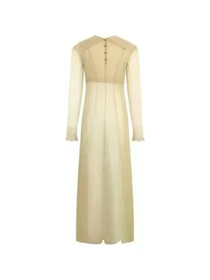 Philosophy Di Lorenzo Serafini Ruffle-cuff Button-up Maxi Dress