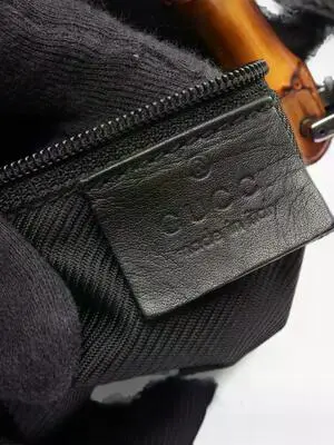 Gucci 2000-2015 Gg Canvas Bamboo Web Satchel