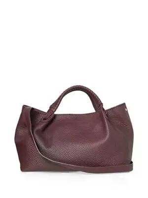 VISONA` Mia Leather Tote Bag - Red