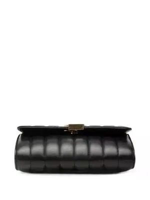 Saint Laurent Matelassé Lambskin Monogram Vicky Chain Wallet Crossbody Bag