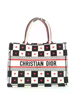 Dior Dioramour Book Printed Canvas Medium Tote Bag - Multicolour