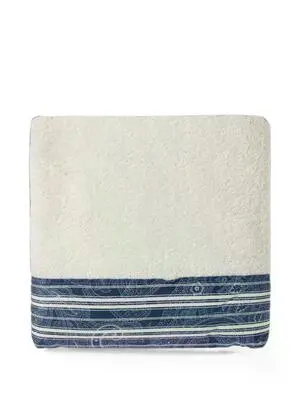 Etro Paisley-print Embroidered Bath Towel - Neutrals