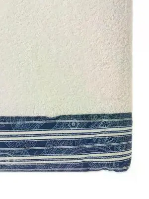 Etro Paisley-print Embroidered Bath Towel - Neutrals