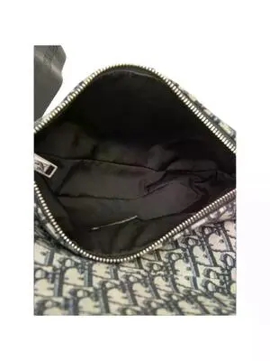 Dior Oblique Canvas Saddle Crossbody Bag