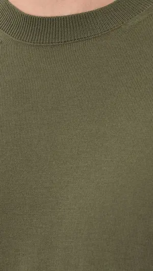 BOSS H-leno Crew Neck Wool Sweater