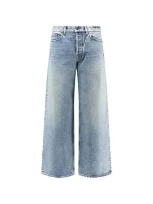 GOLDEN GOOSE Wide Leg Jeans - Multicolor