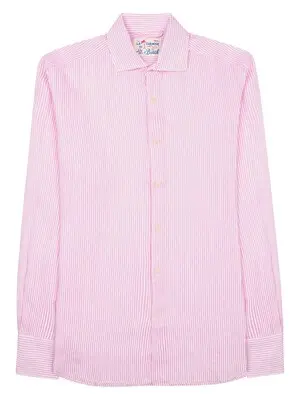 MC2 SAINT BARTH Pamplona" Linen Shirt - Pink