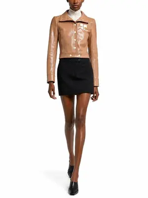 COURREGES Courrèges "reedition" Vinyl Jacket - Brown