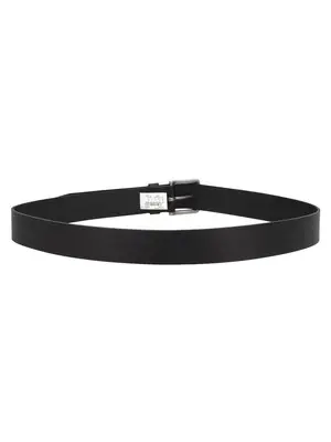 BOSS Joris" Belt With Silver Tone Buckle