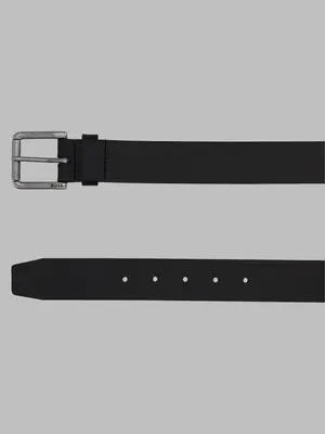 BOSS Joris" Belt With Silver Tone Buckle