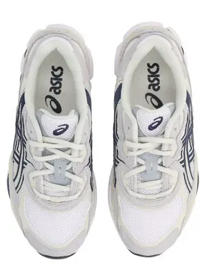 Asics Gel-nyc Sneakers With Leather And Suede Accents - White