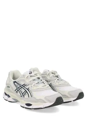 Asics Gel-nyc Sneakers With Leather And Suede Accents - White