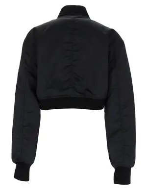 Balenciaga Cropped Zip-up Bomber Jacket