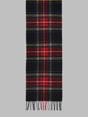 Polo Ralph Lauren Plaid Scarf With Fringe