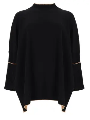 Herno Maglia Oversize In Lana - Black