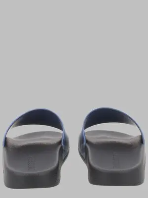 Burberry Checked Slides - Multicolour