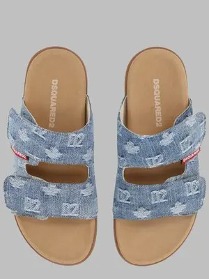 Dsquared2 Double Strap Sandals - Multicolour